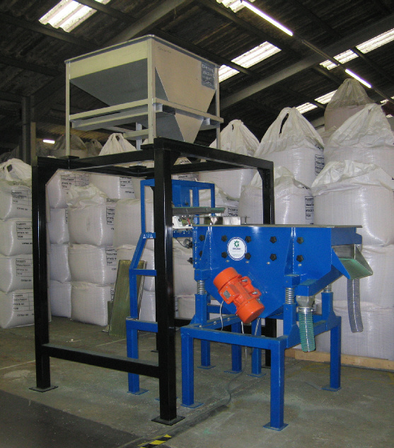 Industrial Vibratory Sieves, Screens, Feeders, and Bucket Elevator