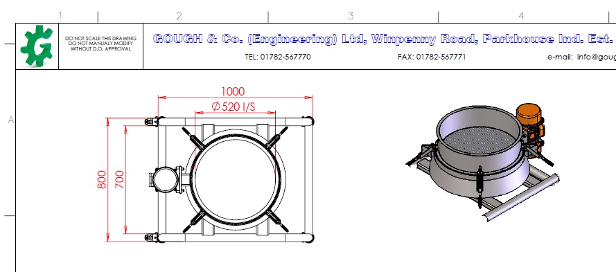 Large Batch Sieve for Medicinal Probiotics | Gough Engineering